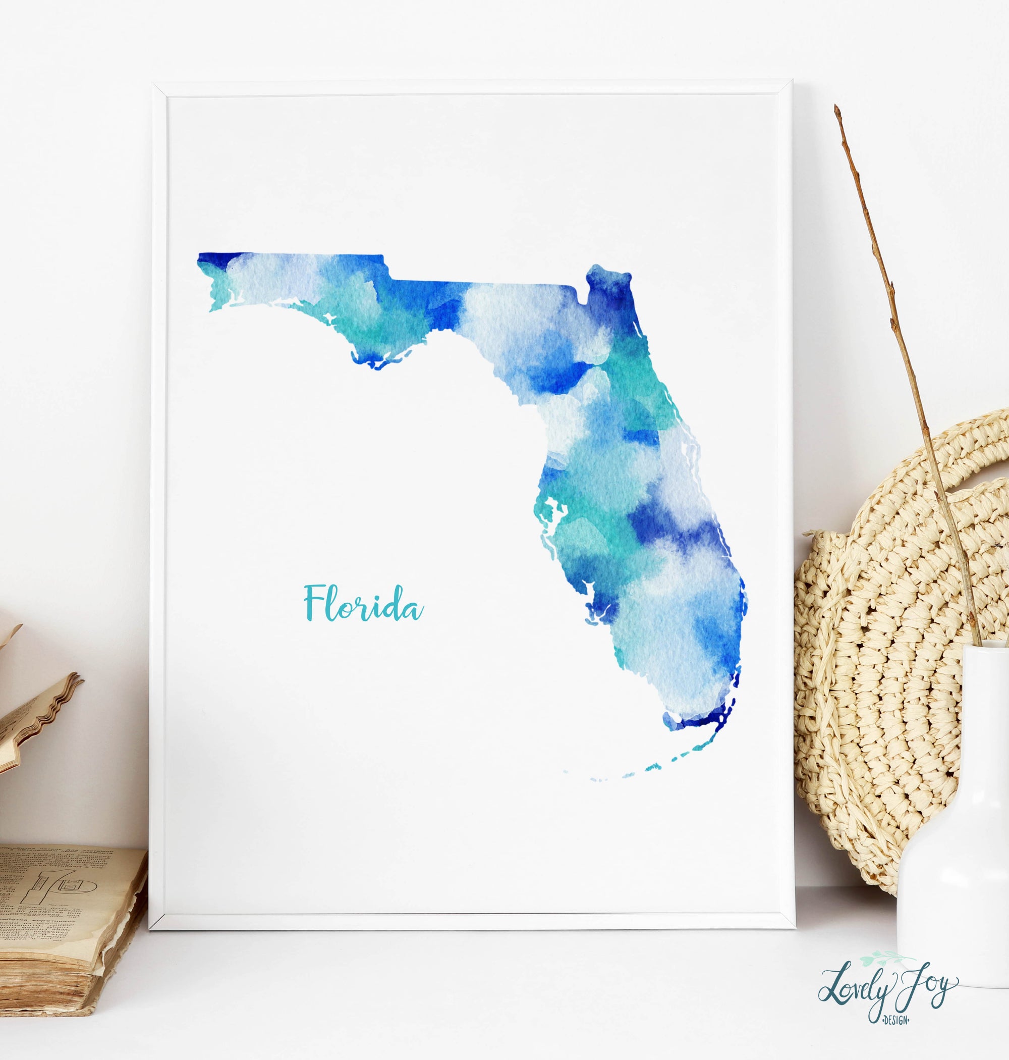 Watercolor Map